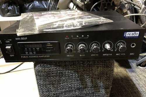 Микшер-усилитель proaudio MA-50UF proaudio MA-50UF