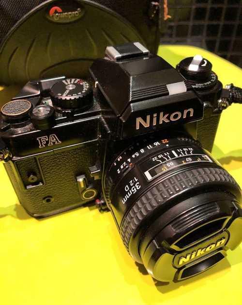 Плёночный фотоаппарат Nikon FA