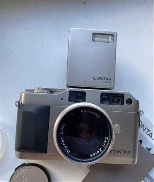 Плёночный фотоаппарат contax G1 35mm planar + TLA