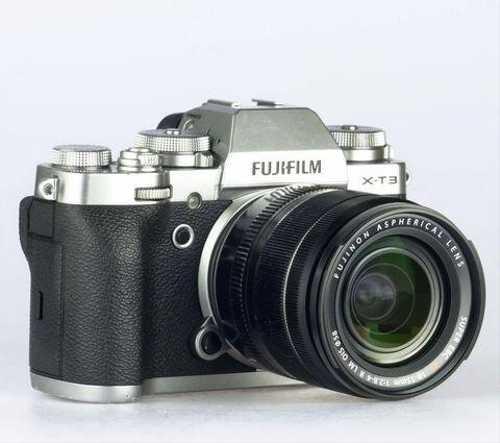 Fujifilm X-T3 серебристая в комплекте с