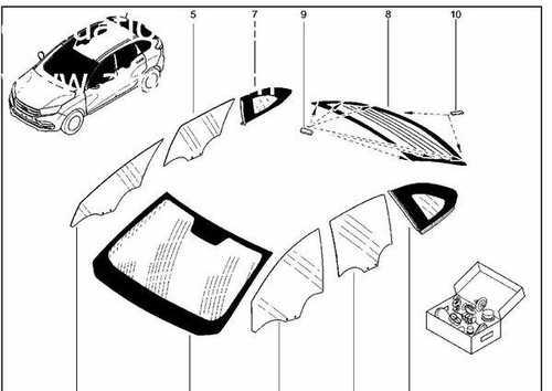 Лобовое xray. 727128720r.