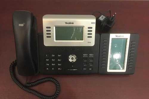 IP телефон Yealink T27G с приставкой EXP20