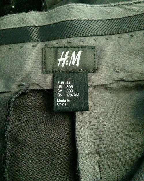 Брюки льняные мужские H&M