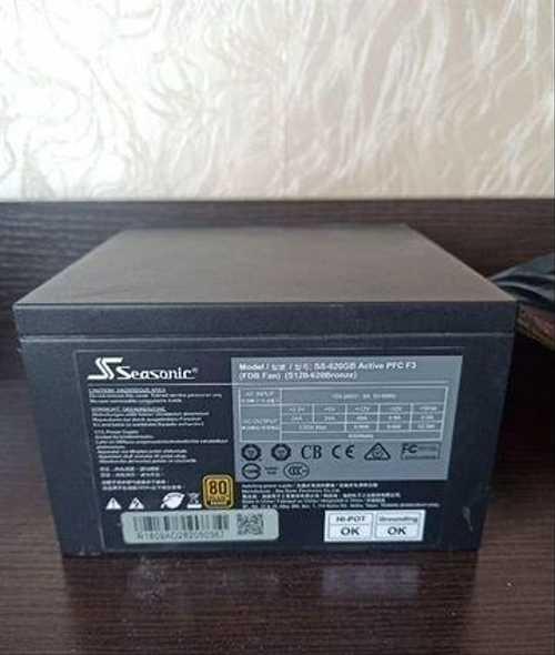 Блок питания Seasonic 620W (SS-620GB) Бронза