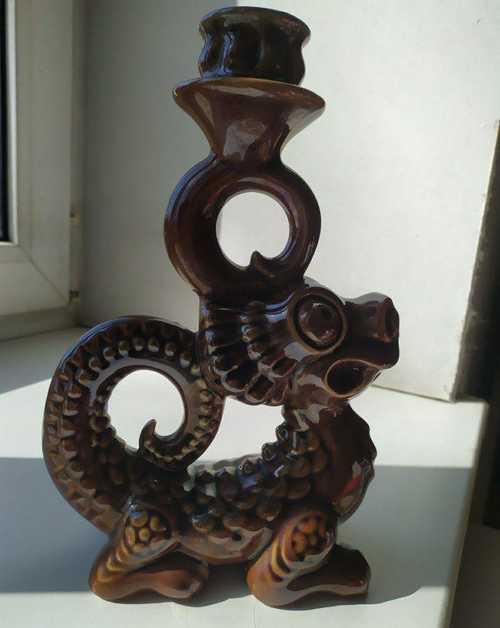 Подсвечник керамический СССР