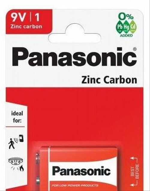 Батарейка Panasonic Zinc Carbon Крона/6F22