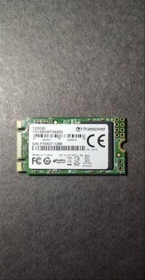 120 гб SSD M.2 накопитель Transcend