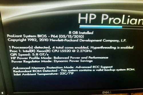 Сервер hp Proliant DL360 G6