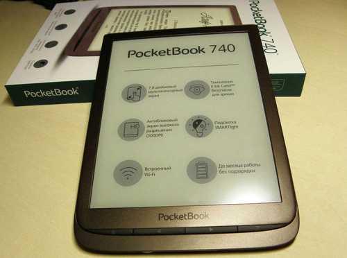 Pocketbook 740, 7.8", черный