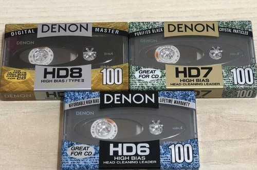 Аудиокассеты Denon HD6,HD7,HD8 100 минут