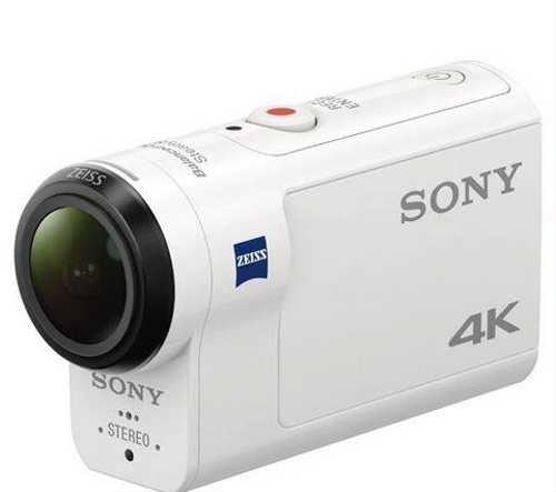 Видеокамера экшн Sony FDR-X3000R/W + Штатив