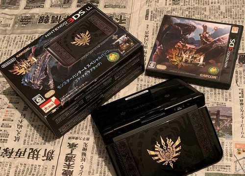 Nintendo 3DS XL Monster Hunter 4 (прошитая)