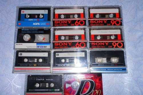 Аудиокассета denon,basf, sony,agfa, denon DX4-50