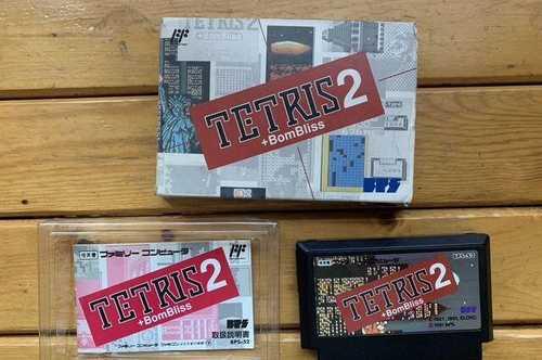 Картридж Tetris 2 (Nintendo Famicom, Денди)