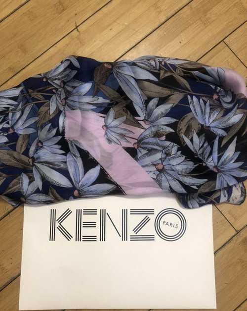 Шарф шёлк Kenzo оригинал