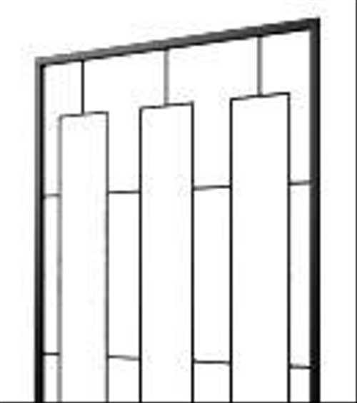 Сварная решётка на окно. Рисунок № 17