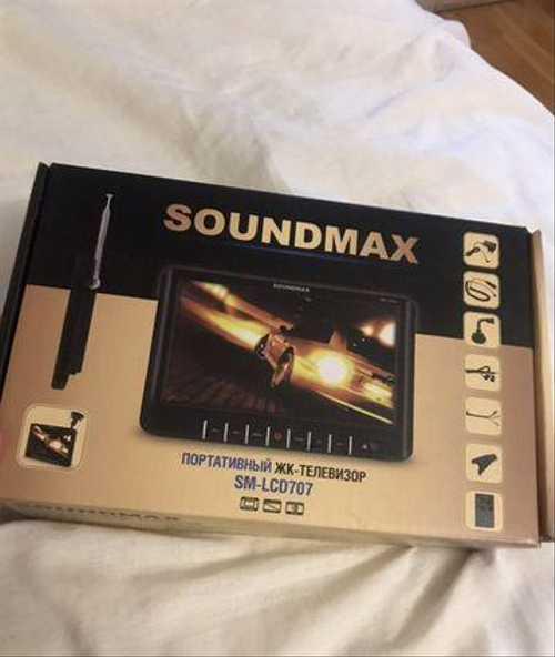 Портативный телевизор Soundmax SM-LCD707