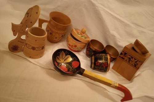 Коллекция - сувениры из дерева. СССР