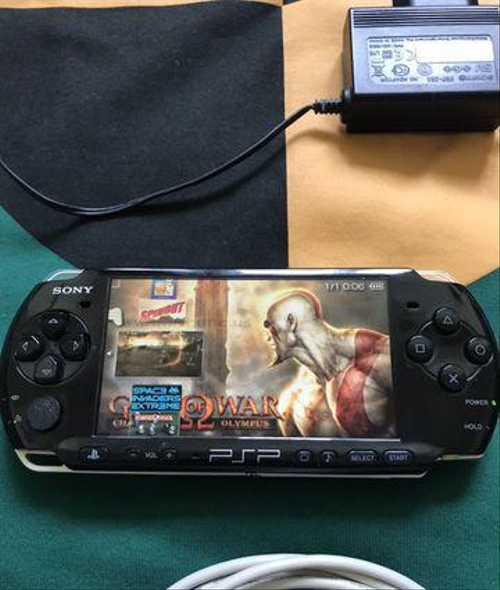 Sony PSP-877. PSP 3008 Slim. Игры на PSP 3008. Полный комплект PSP 3008 Slim.