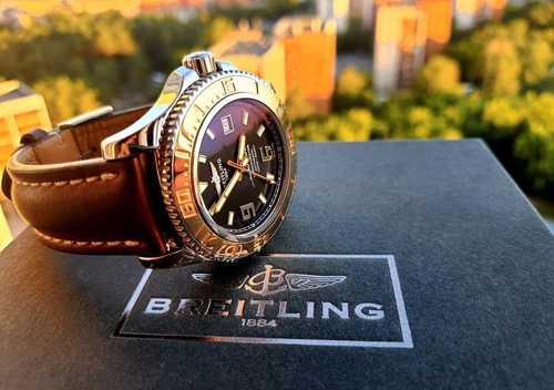 Breitling Superocean 2 сталь/золото