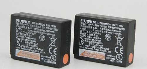 Аккумуляторы Fujifilm W126S (состояние 4)