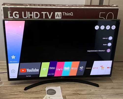 Новый Smart 4K Телевизор (50 дюймов) LED LG 50UK64
