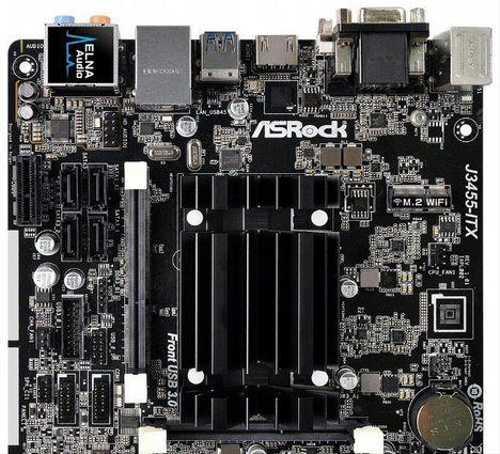 Материнская плата ASRock J3455-ITX + Celeron J3455