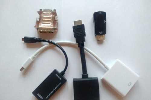 Адаптер: Hdmi Vga Lan Dvi Mhl Tanderbolt mDP Usb