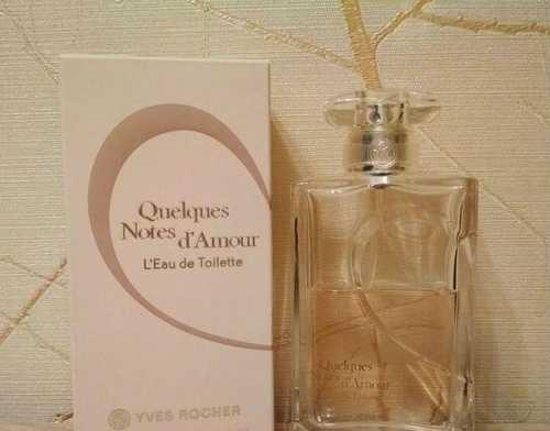 Quelques Notes d’Amour Yves Rocher,edt