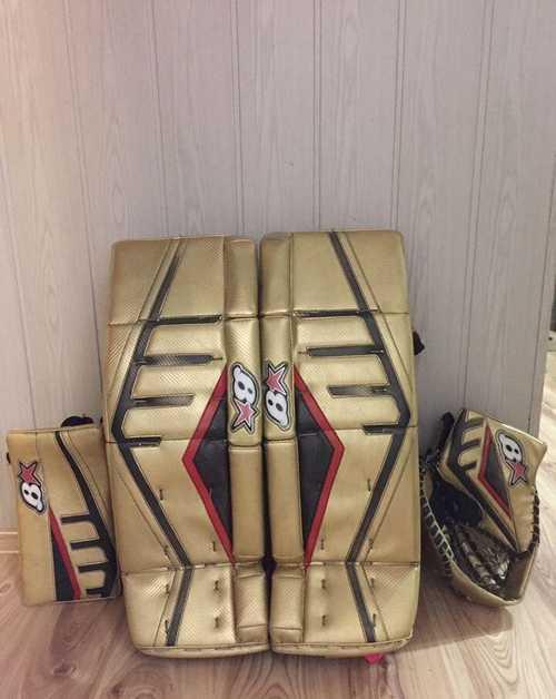 Щитки вратаря, Brians G-netik pro 2. Коньки bauer