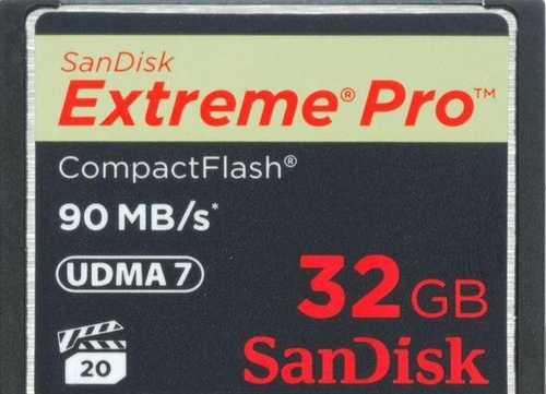 Флеш карта Compact Flash SanDisk Extreme Pro 32GB