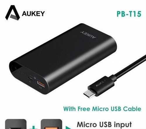 Внешний аккумулятор Aukey 10050mAh QC 3.0 (PB-T15)