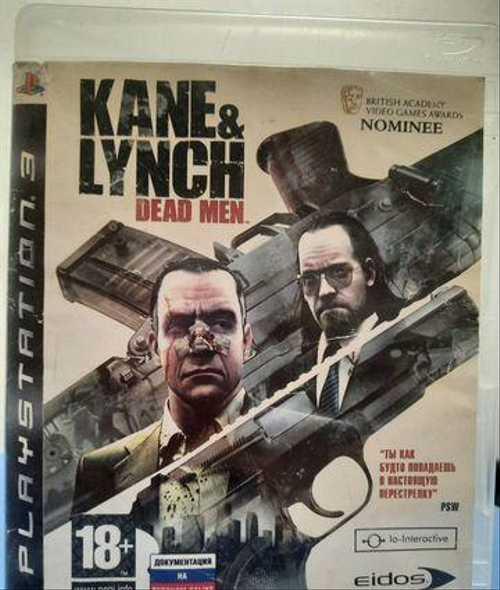 Kane & Lynch Dead Men для PS3