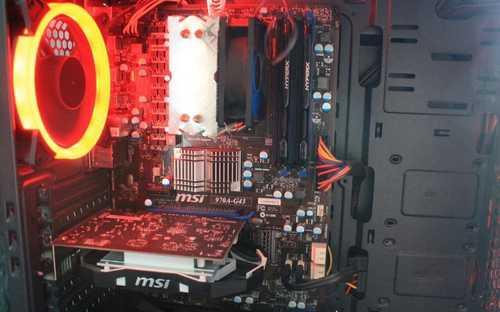 Пк,MSI 970A-G43, AMD FX-6300 OEM, DDR3 2х4Gb