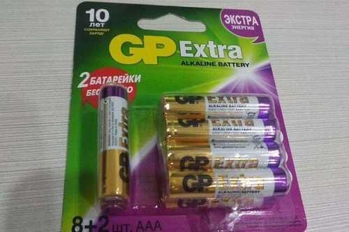Батарейки Gp extra AAA или аа