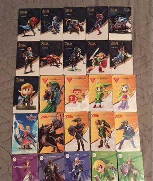 Amiibo карточки для игры The Legend of Zelda