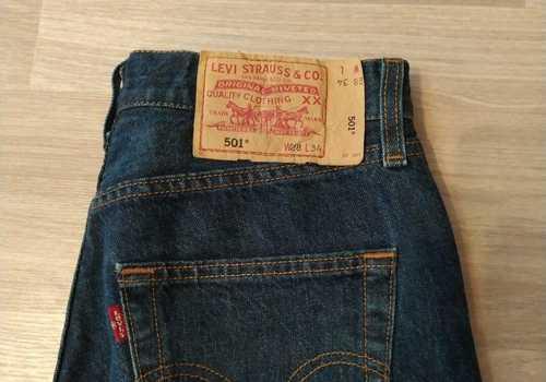 Новые мужские джинсы Levi's 501 (28/34)