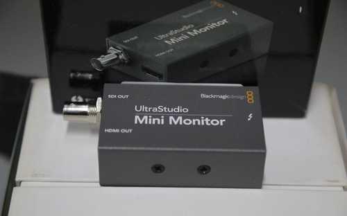 Blackmagic mini monitor