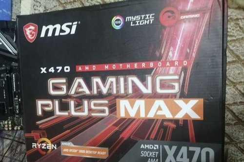 AM4) MSI X470 gaming plus MAX