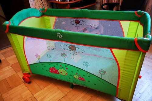 Манеж кровать bebe planete play and slip