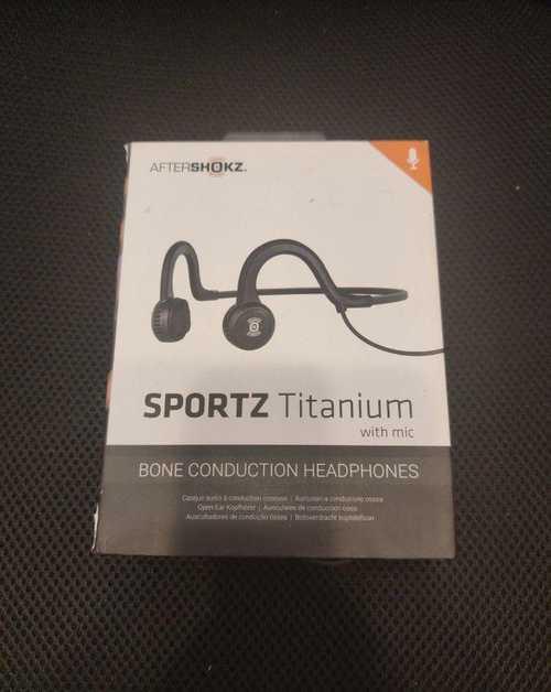 Наушники AfterShokz Sportz Titanium с микрофоном