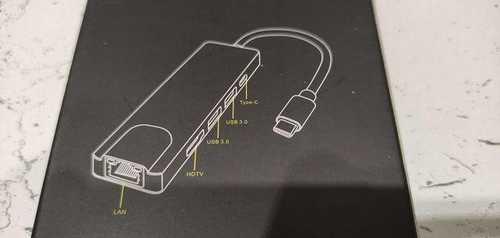 Type C to usb, lan, hdmi