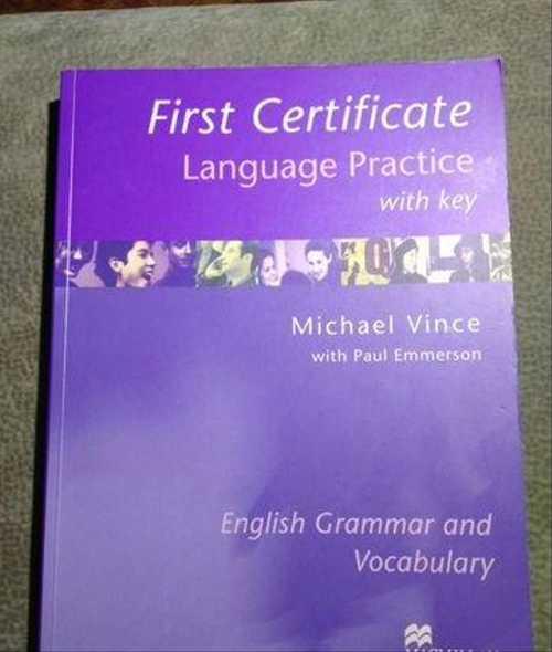 First certificate language practice with key
