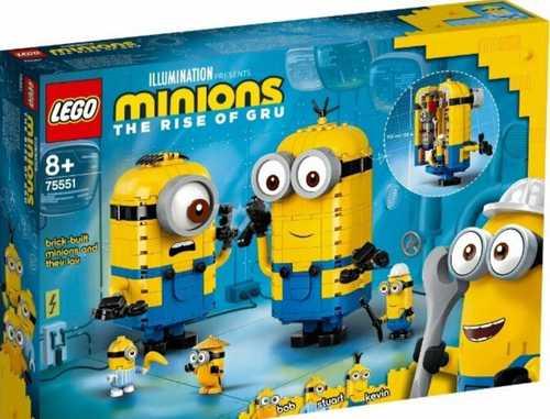 Lego Minions 75551 Фигурки миньонов и их дом
