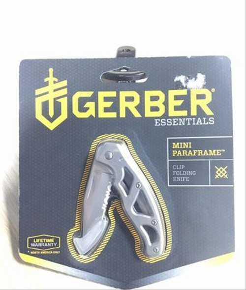 Новый нож Gerber Paraframe Mini серрейтор