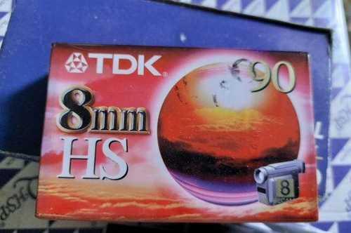 Видео кассеты TDK HS 90 8 mm