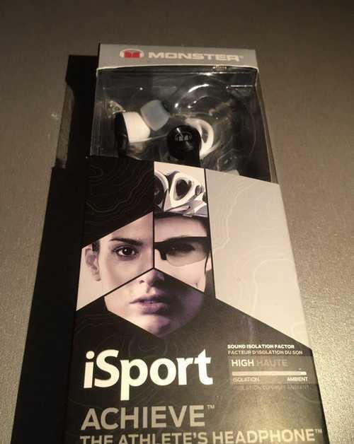 Наушники Monster Isport