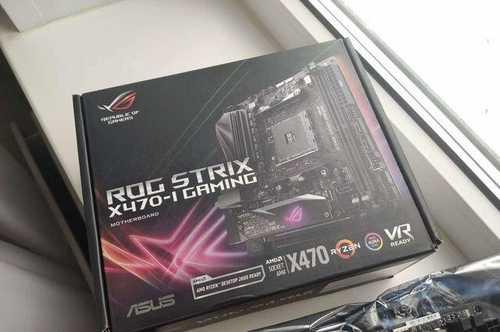 Материнская плата asus ROG strix X470-I gaming