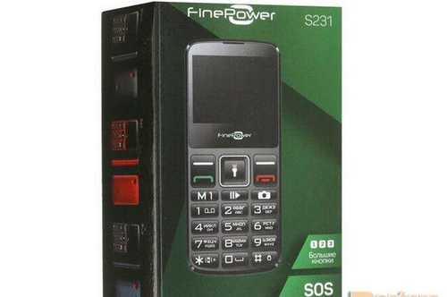 Сотовый телефон Finepower S231 (витринный) красный