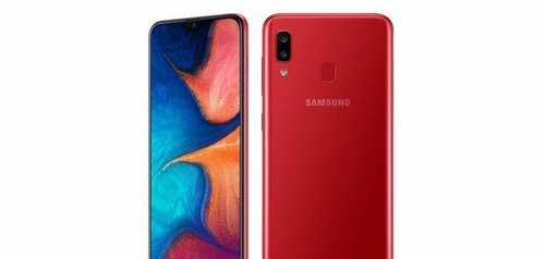 SAMSUNG Galaxy A20 32Gb Red Новый Гарантия Рст